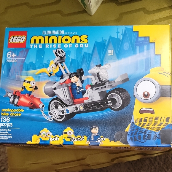 Lego | Toys | Nib Lego Minions The Rise Of Gru Unstoppable Bike Chase ...
